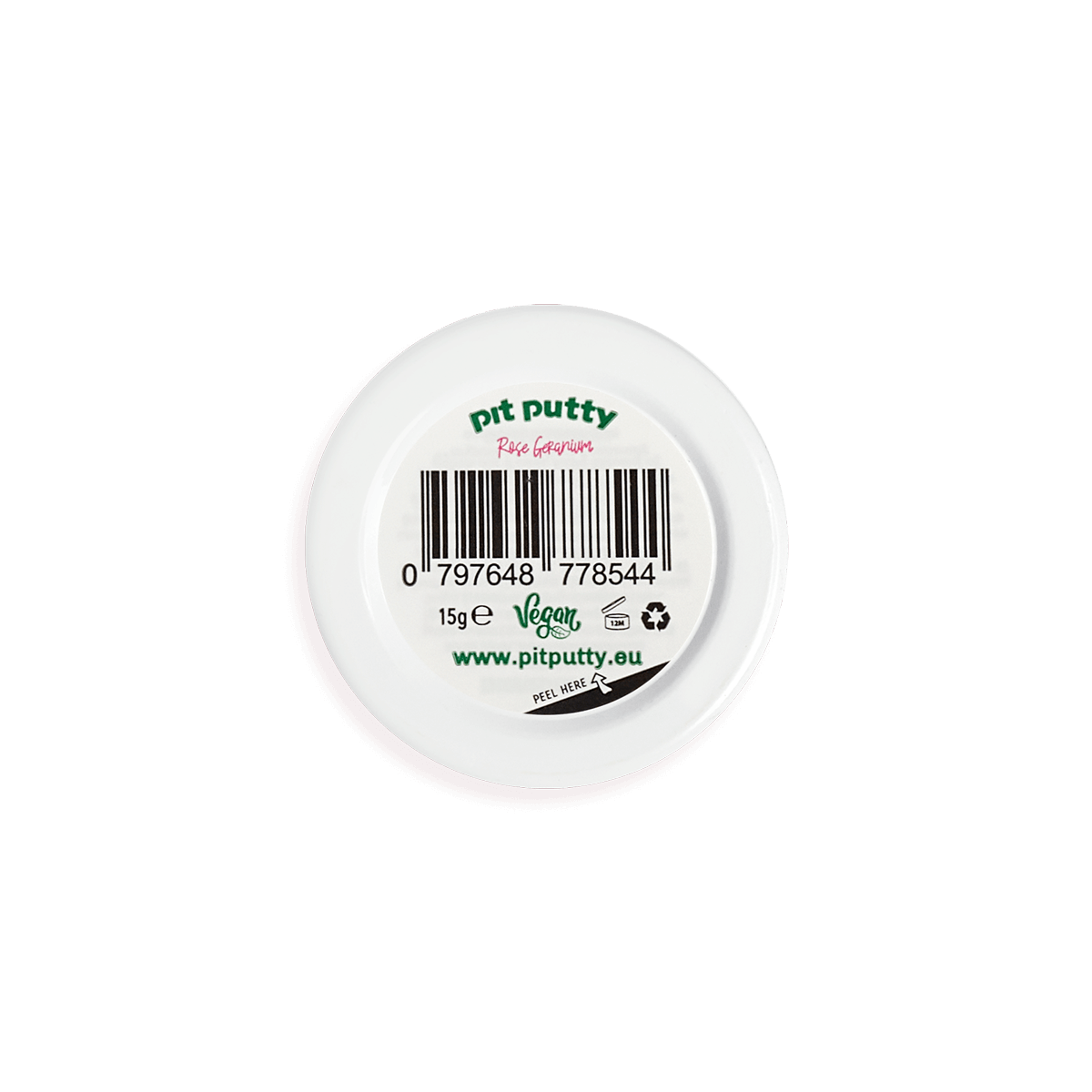 Rose Geranium Pit Putty Mini, Tin – Pit Putty Natural Deodorants